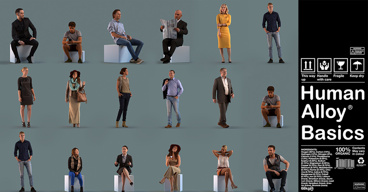 HumanAlloy - Your Premier Source for Quality 3D Scanned Human Models